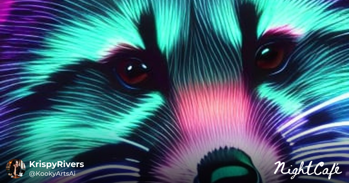 Neon Raccoon