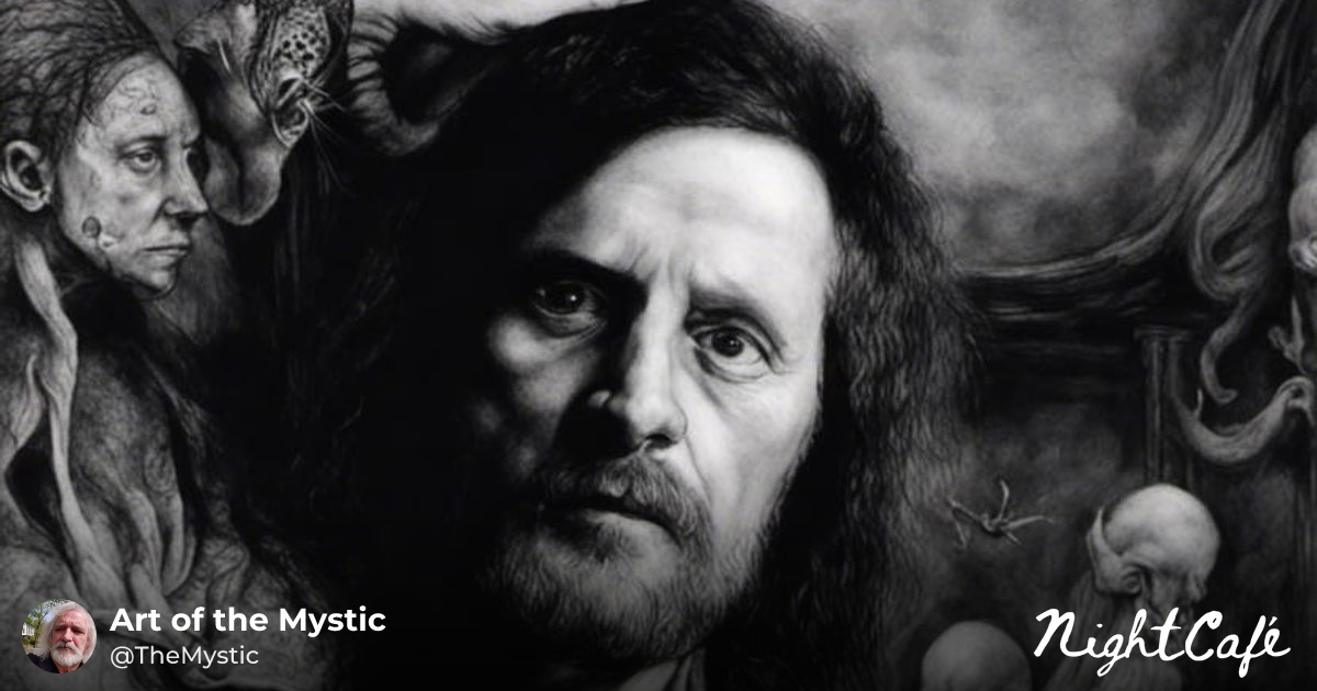 CRYPTID PHOTO OF MYSELF - Cryptid Museum Pencil Drawing in S...