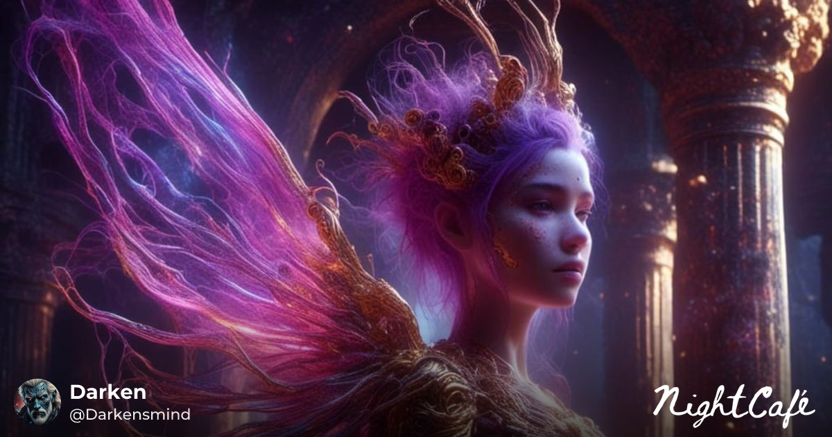 Discordia with Golden Apple in Ethereal Roman Sett... - AI Art