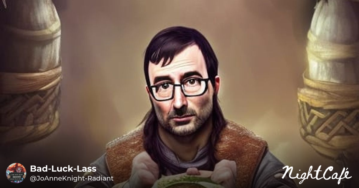 John Oliver Orders SPAM with Vikings: Detailed Por... - AI Art