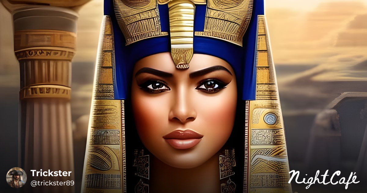 Cleopatra - Hyperrealistic Cleopatra Portrait in Ancient Egy...