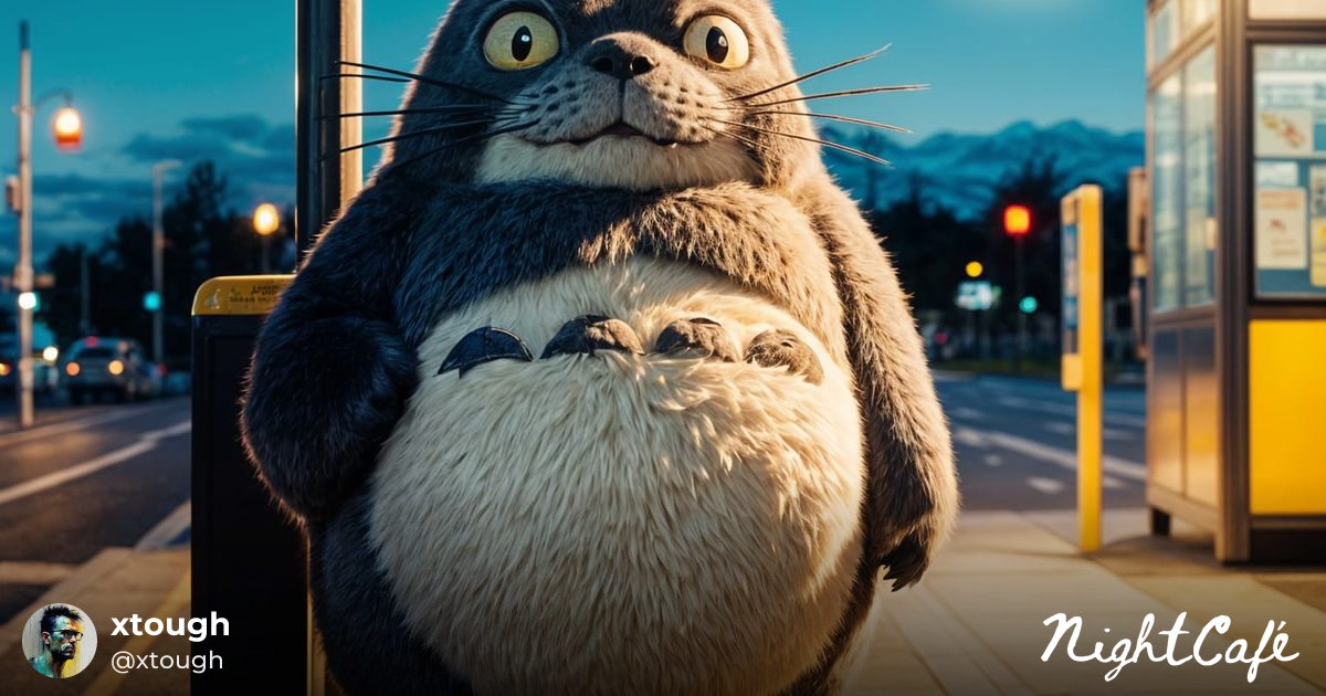 Totoro - Totoro in Cinematic Twilight