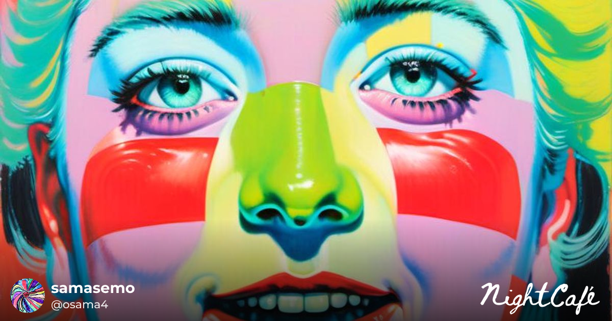 pop art - Pop Art Pastel Painting in Gurney Style