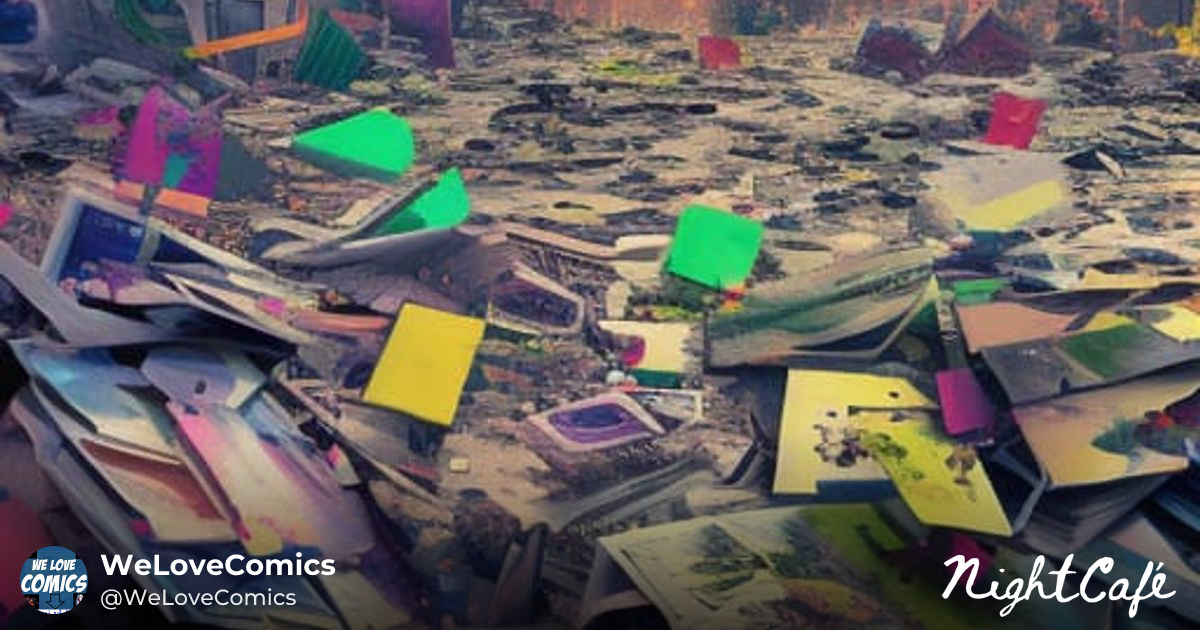 Comic Book Rain in Unreal Engine 5 - AI Art