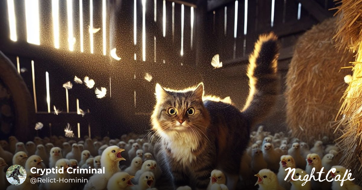 Psycho Chicks Attack! - Fluffy Chicks Confront Fearful Barn ...