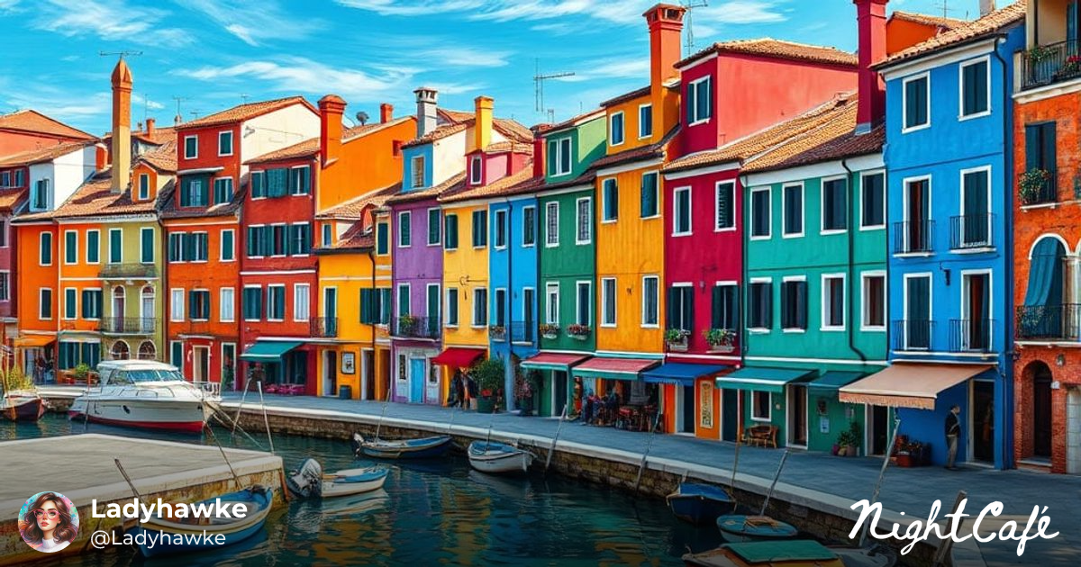 Colorful Burano, Italy - Whimsical Rainbow Architecture in B...