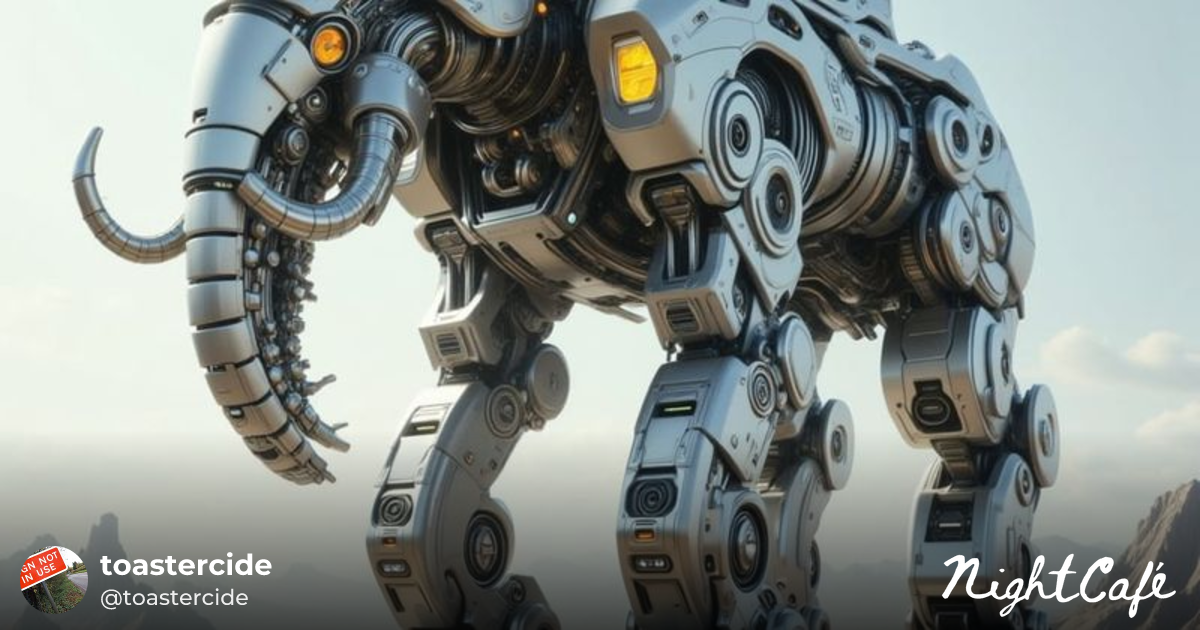 mobile armoured battle home - Mammoth Robot House in Retro F...