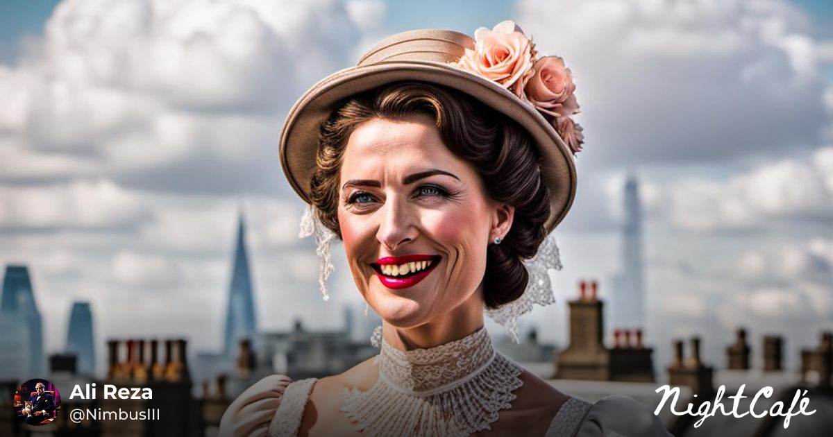 Edwardian London rooftop tea party (series)