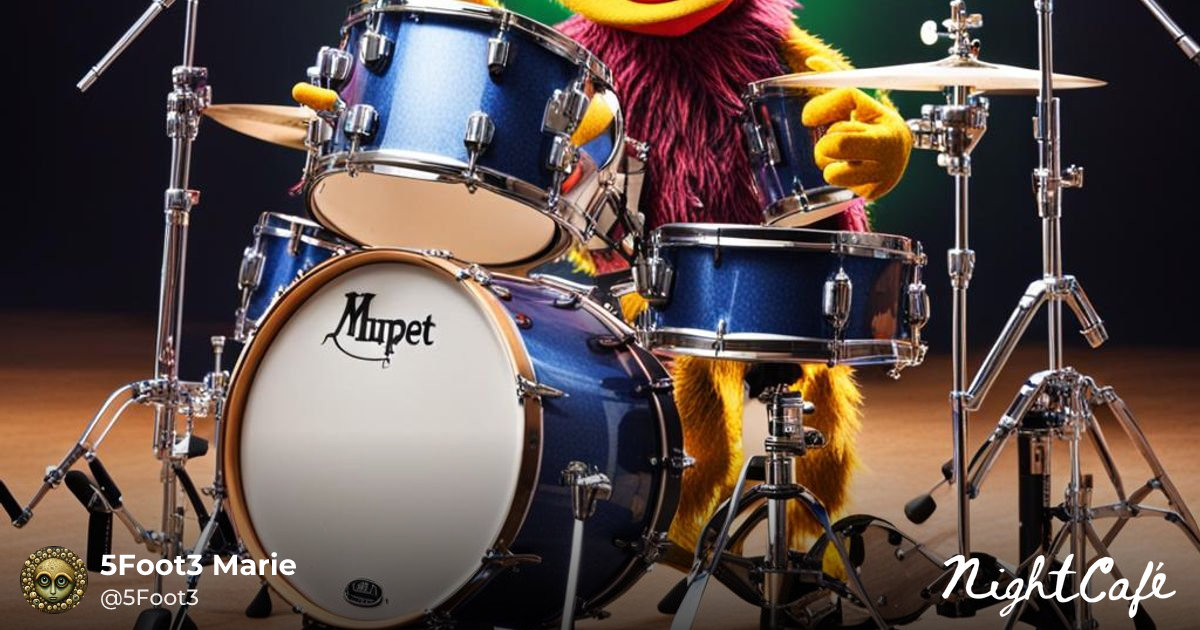 Muppet playing drums - Muppet Plays Drums