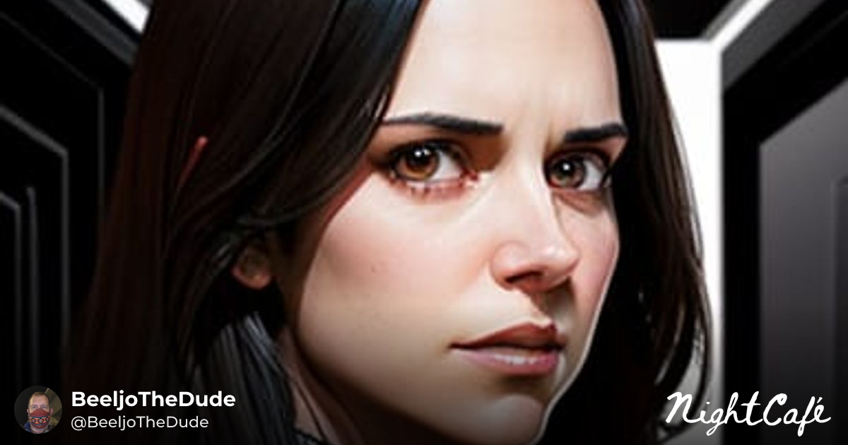 Lady Laura X-23 Portrait in Danger Room - AI Art