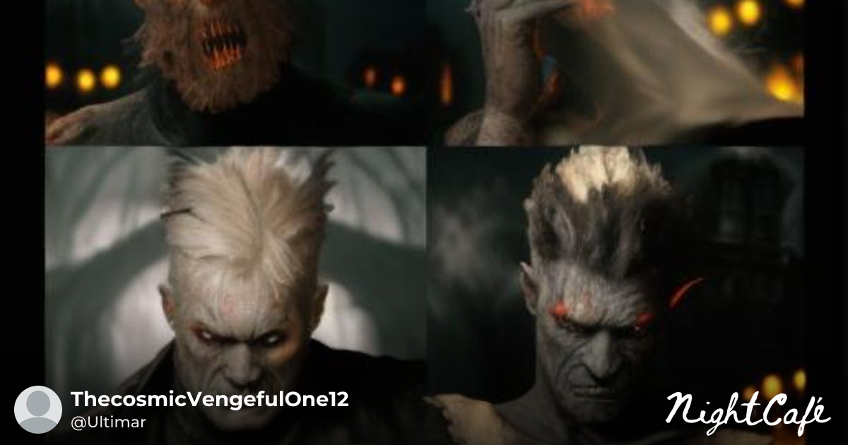 Man's Terrifying Transformation into Demon T-Rex - AI Art