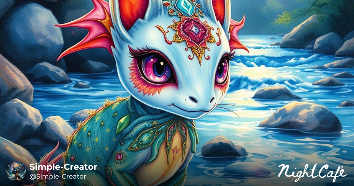 Vibrant watercolor Fantasy Animal - Vibrant watercolor Fanta...