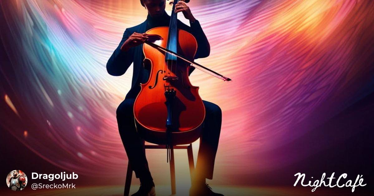 a cellist - Cellist's Soulful Performance: Hyperrealistic Di...