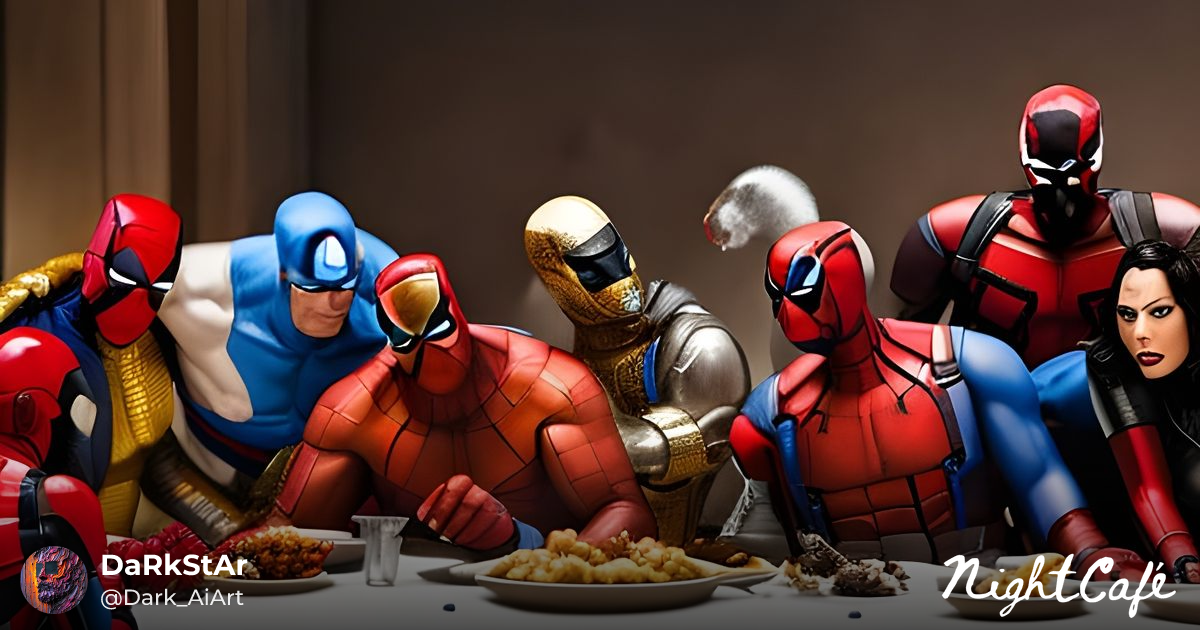 The last supper at Deadpool's house