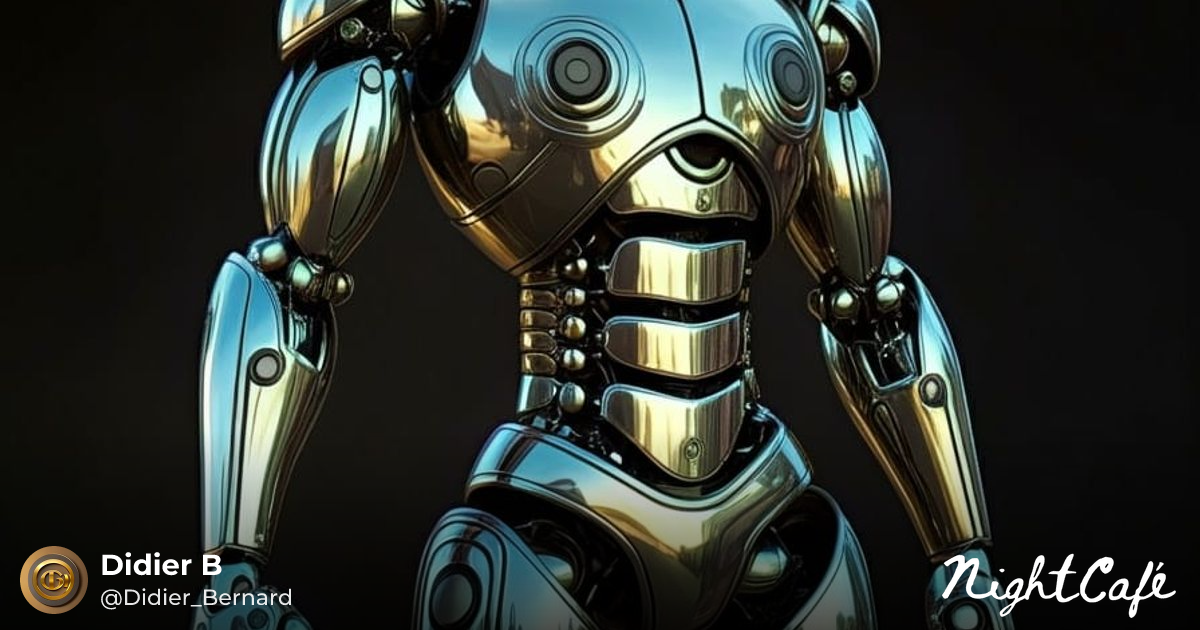 Metallic Miraculous Ladybug Robot in Sorayama Styl... - AI Art