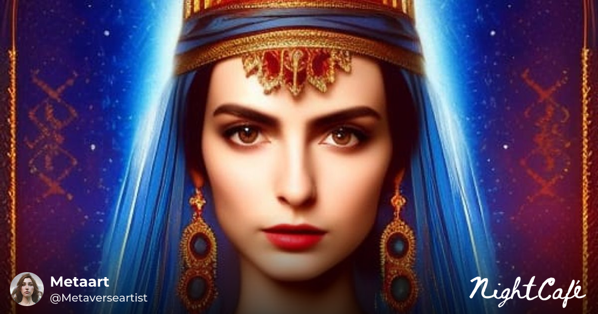 Beautiful Turkish Princess with Jewels in Digital ... - AI Art