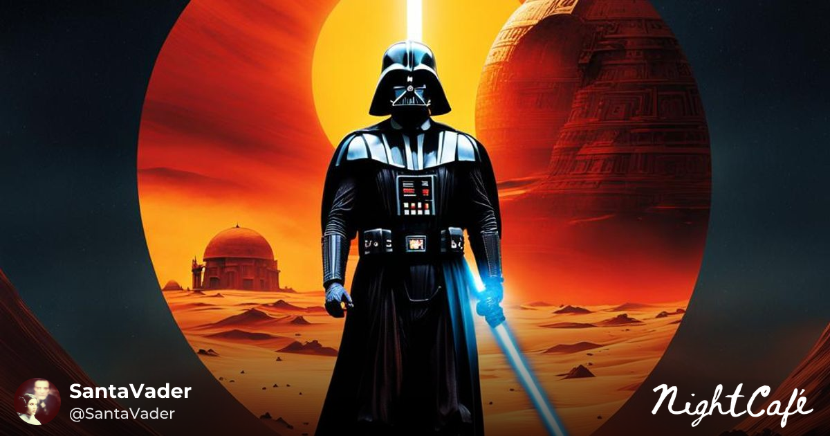 Vader on Tatooine with his mind on Mustafar