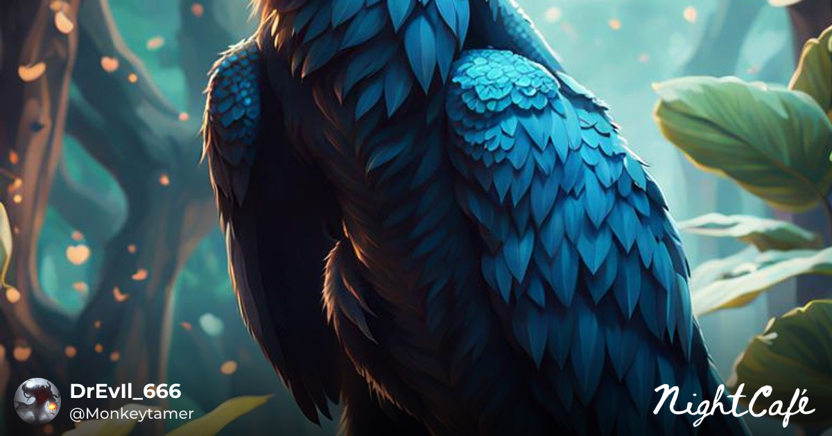 Mythical Pet Creature in 3D Anime Style - AI Art