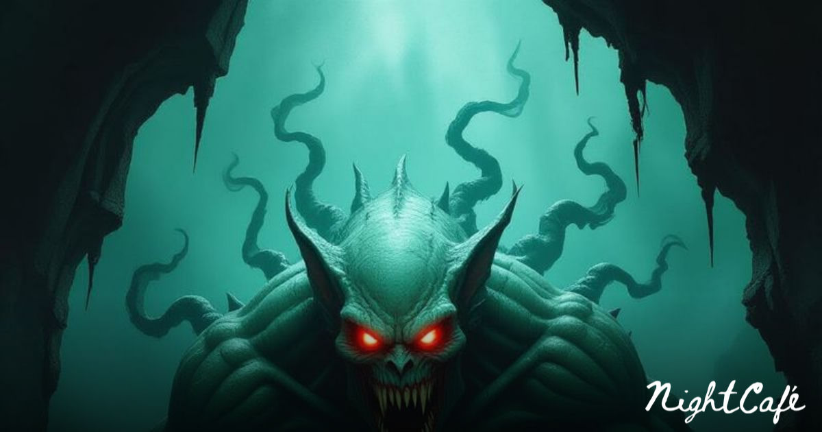 Scary, scary, scary monster - Grotesque Monster Emerges fro...