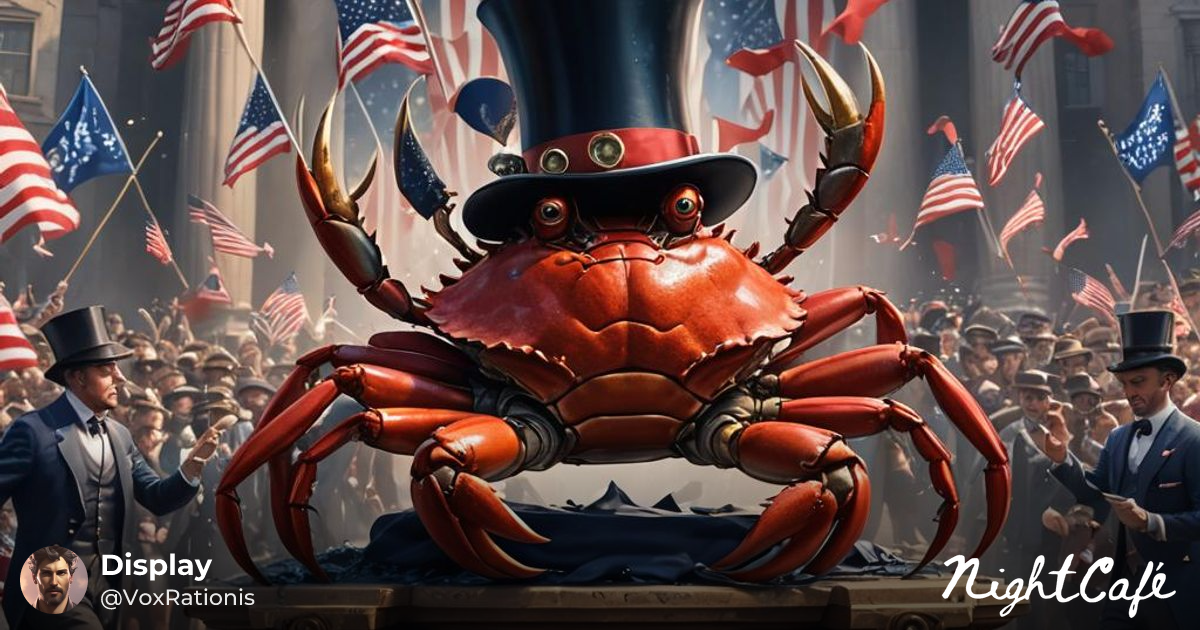 Abracrab Lincoln - Giant Crab Addresses Nation in Detailed M...