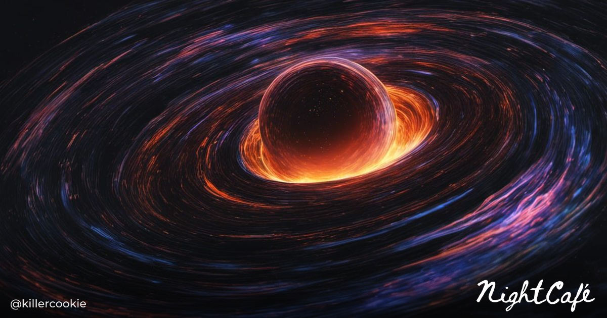 Small Black Hole with Gravitational Interference: ... - AI Art