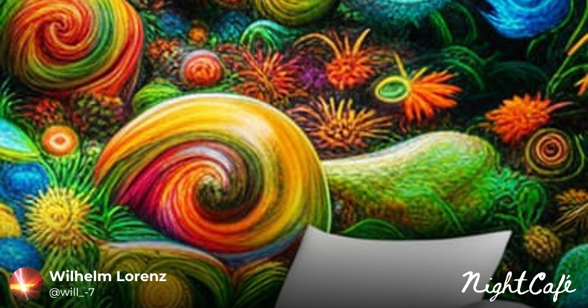 ALIEN SNAIL 🐌 WORLDS.. - Colorfilled Alien Snails in Sprin...