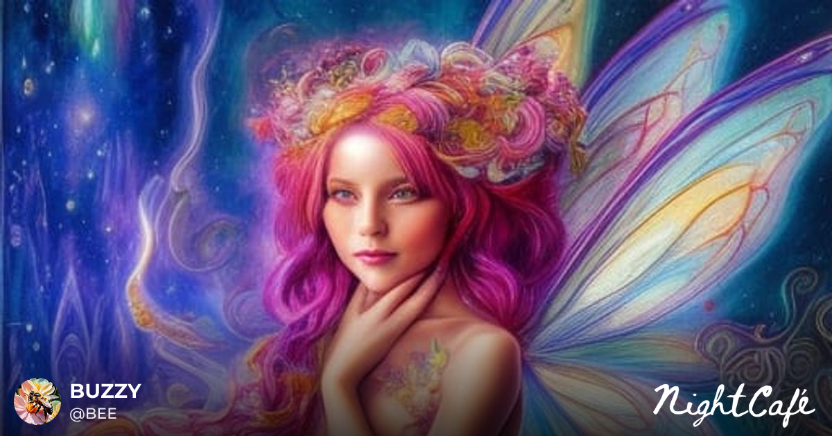 Fairy - Alien Fairy Princess in Detailed Fantasy Art