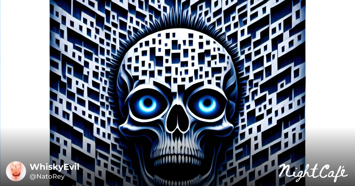 Geometric death mask