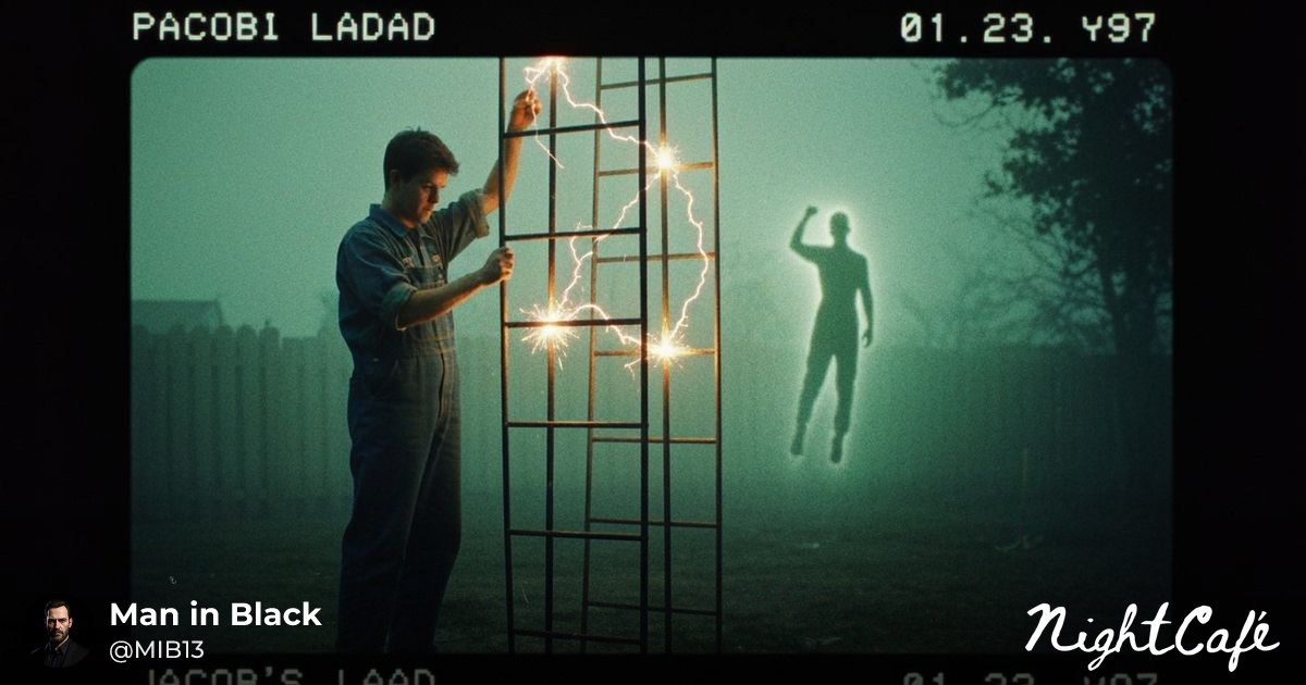 1990s Glitched VHS: Backyard Experiment with Jacob... - AI Art