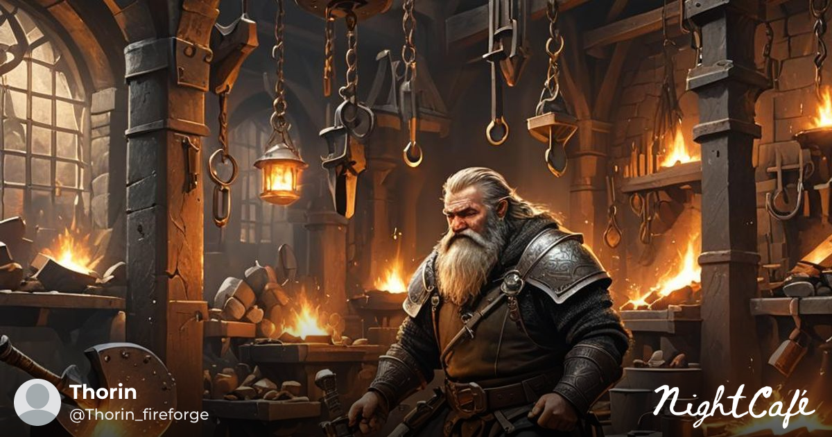 Dungeons and dragons dwarf smithy - Dwarven Smithy Matte Pai...