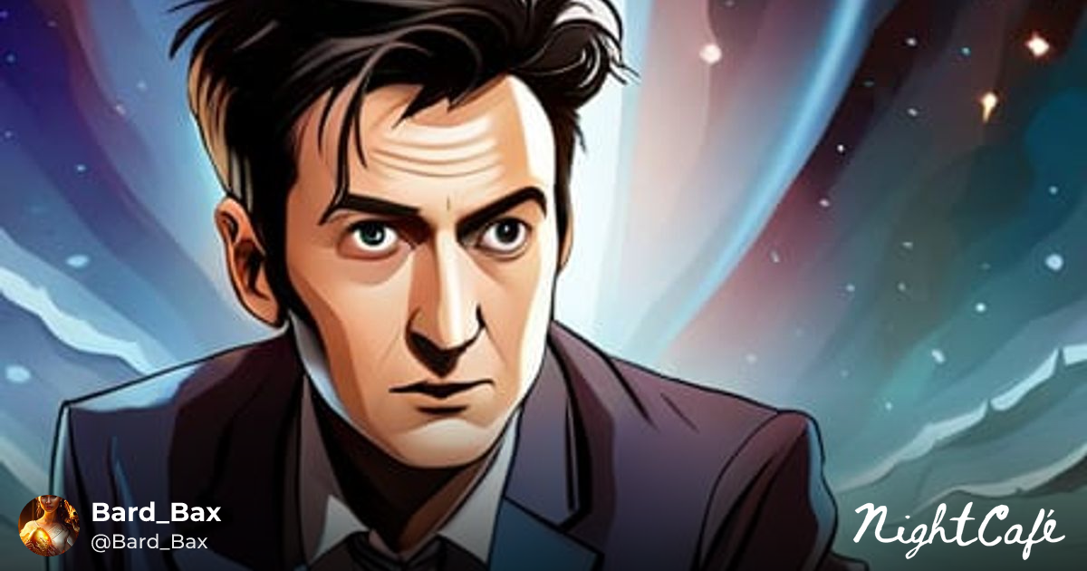 The TARDIS and the Doctor - Doctor Who's TARDIS in Flight