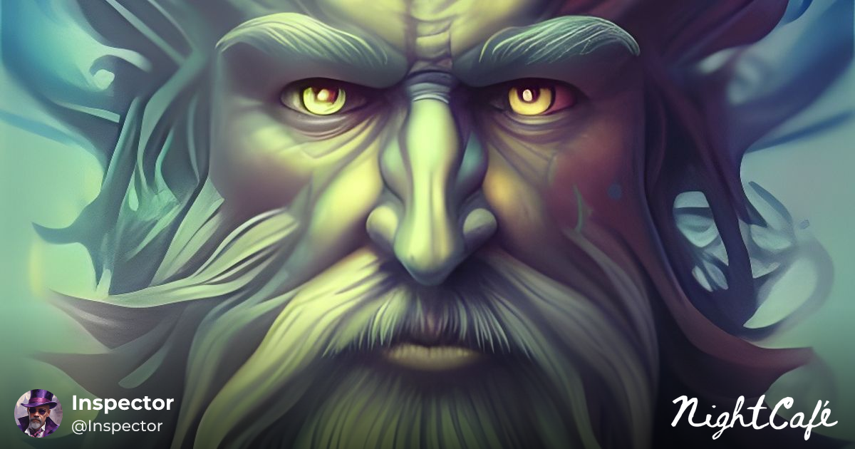 Radagast the Brown - Muscular Wizard Portrait in Vibrant Fan...