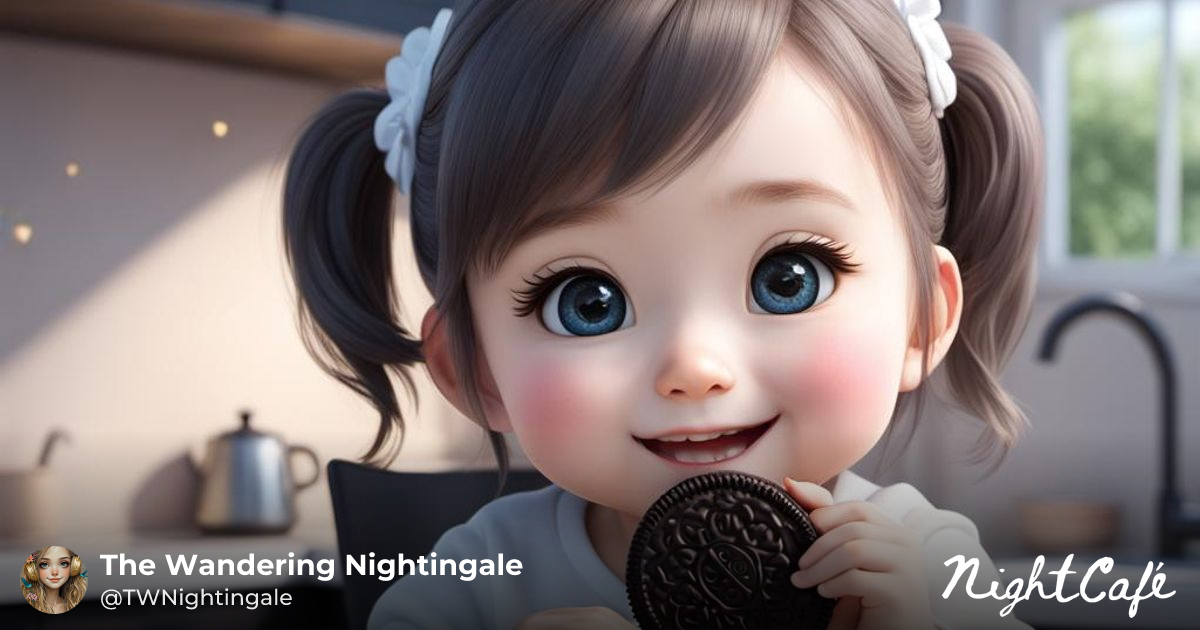 Eating Oreos! - Chibi Baby and Mother Share Oreos in Fantasy...