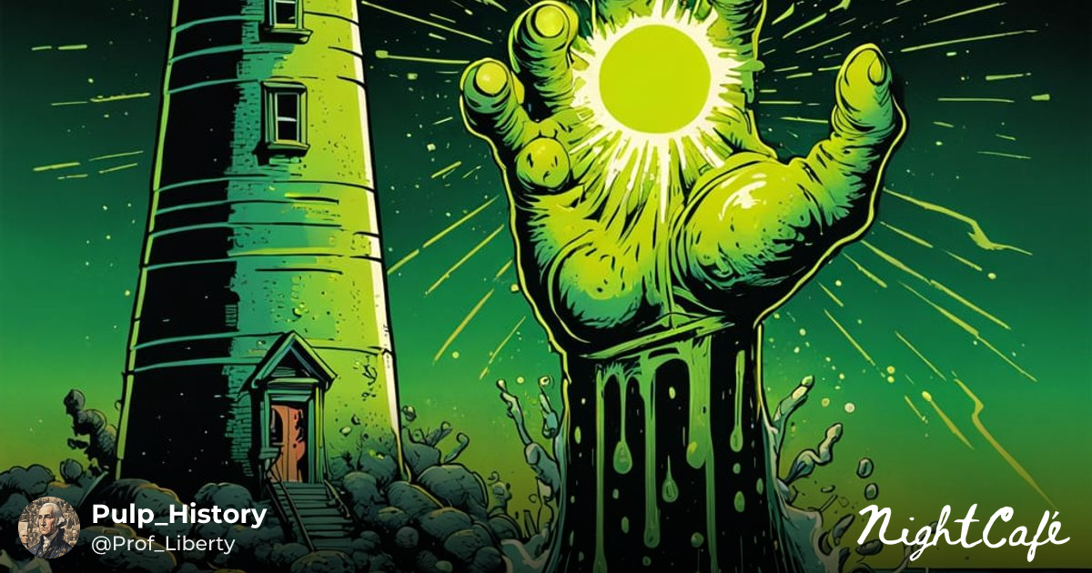 Creature from the Lighthouse - Neon Horror Creature Erupts ...