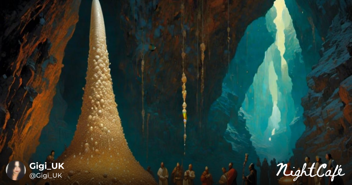 alien creature in a cave