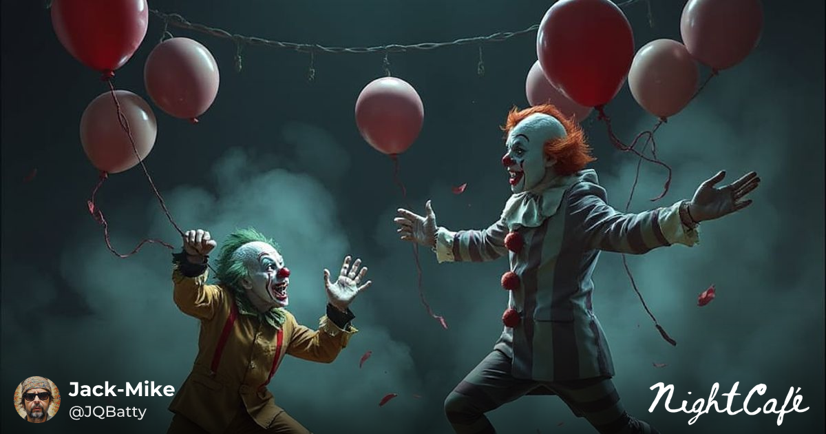 Ethereal Digital Illustration of a Liminal Clown F... - AI Art