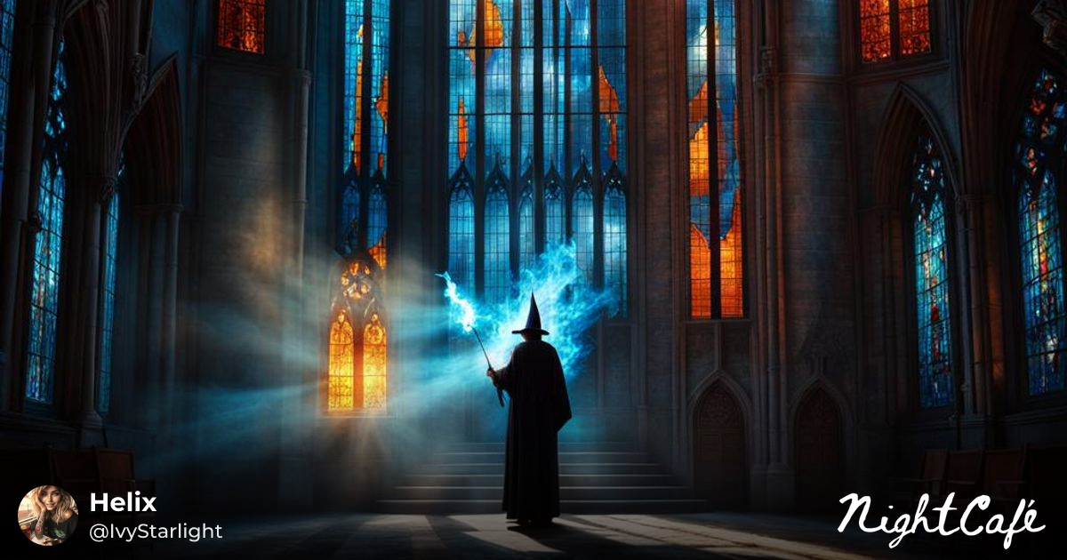 Wizard Training - Orange Wizard Conjures Blue Flame in Grung...