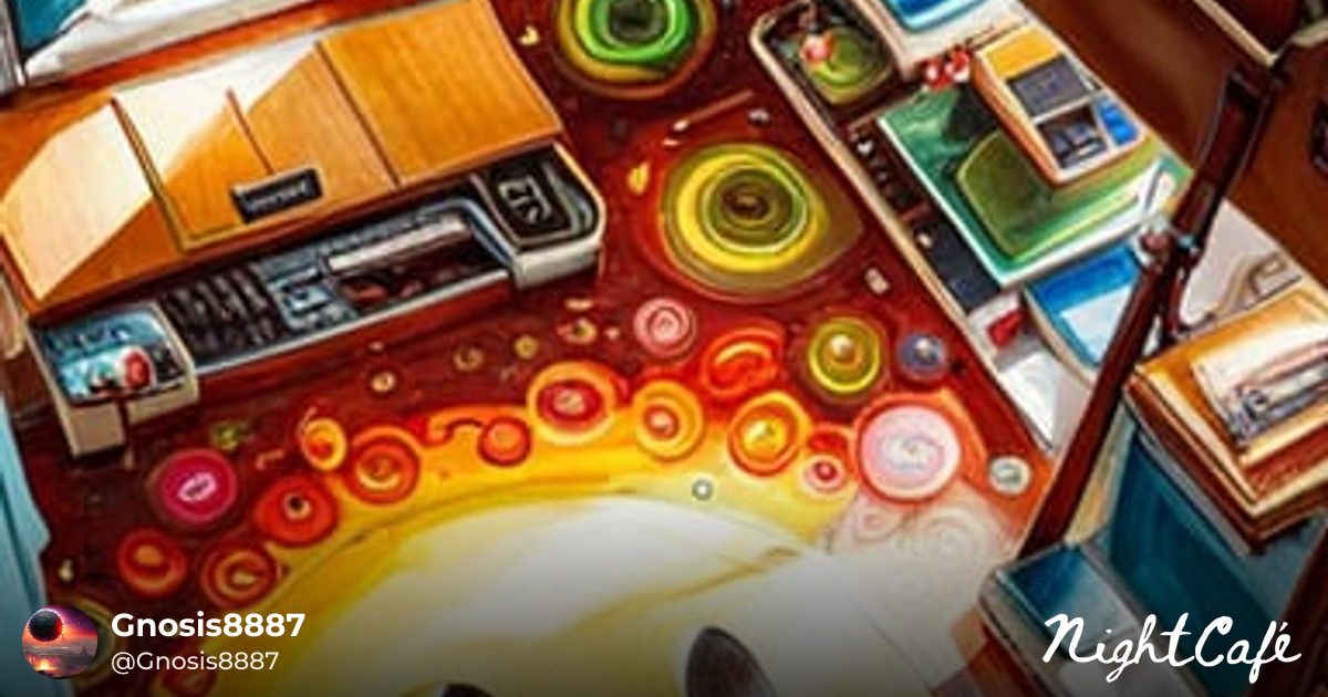 ROOMBA with smiley face painting floor beautifully... - AI Art