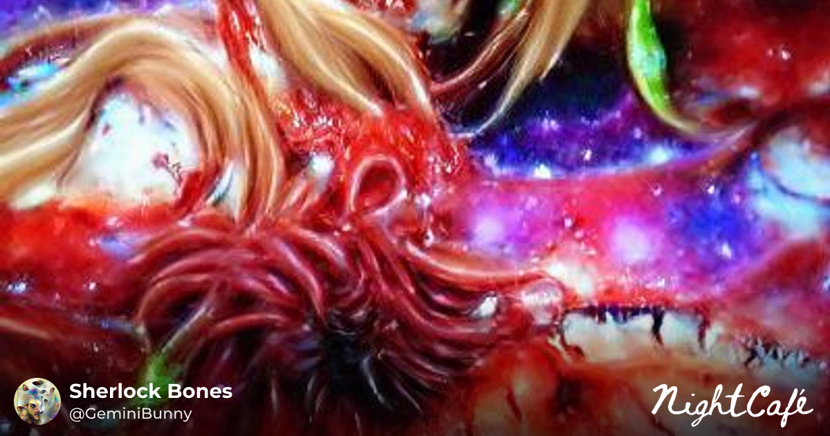 Horrific Anime Cosmos Monster in 8k Resolution - AI Art