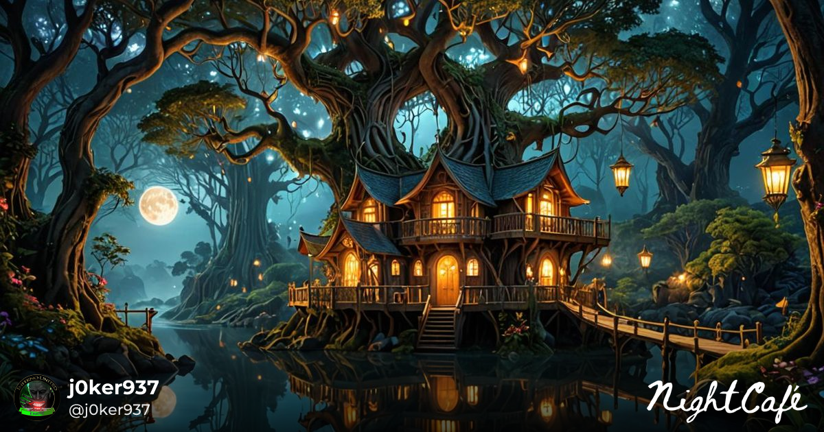Lothlorien Elven tree houses - Lothlorien Elven Treehouses b...