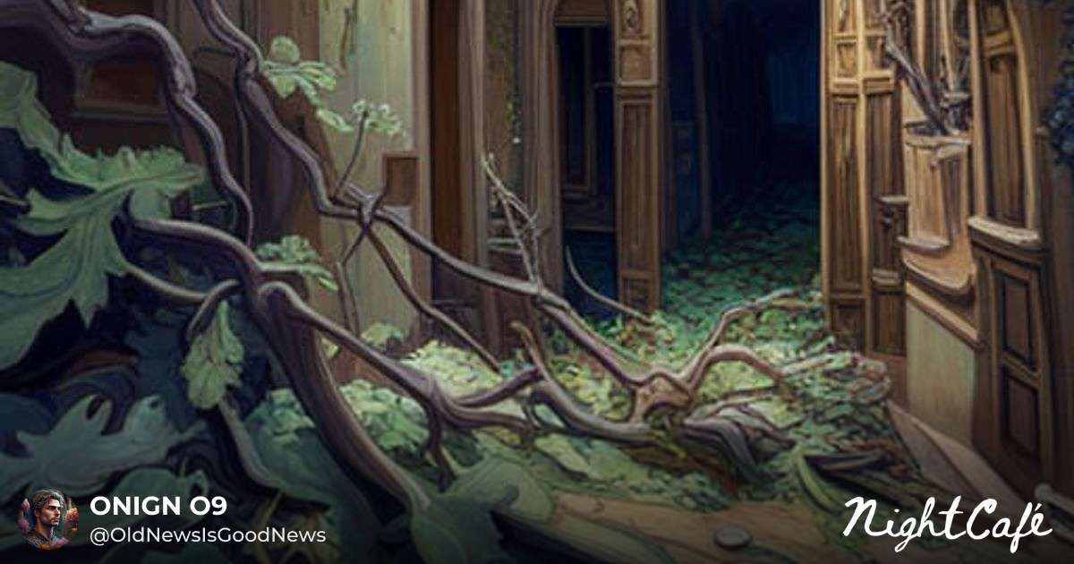 Inside an overgrown building - Inside an overgrown building