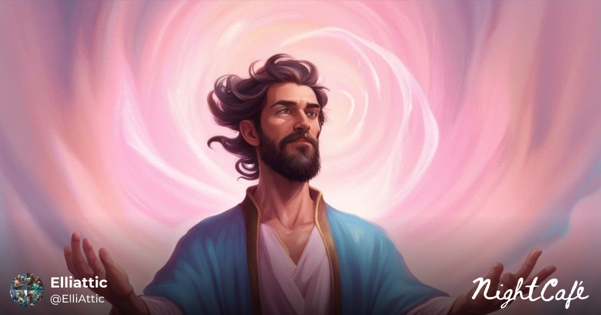 Subtle Sorcerer - Floating Sorcerer Portrait with Magic Swir...