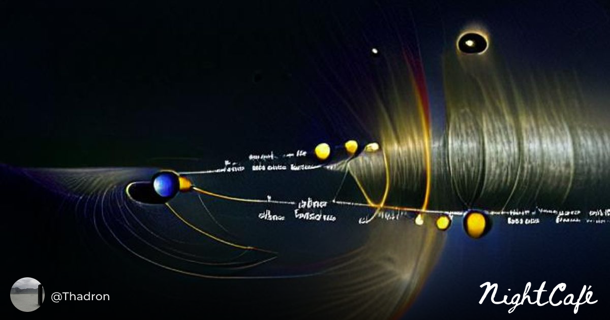 Ecliptic of the Solar System Orbits - AI Art