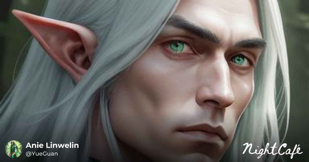 Selvar Oakborn - Elven Warrior Portrait in Forest Environmen...