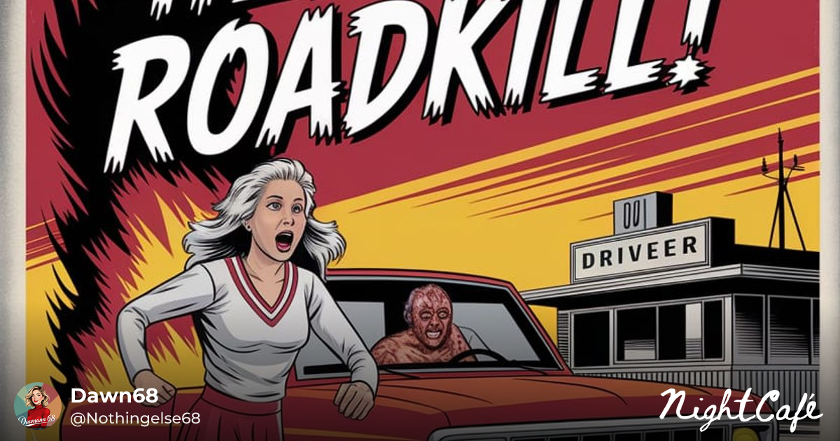 Vintage 1970s Hellbilly Roadkill Movie Poster - AI Art