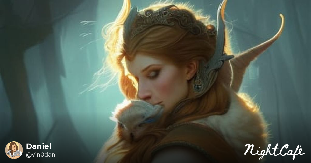 ginger elf warrior & unity with nature