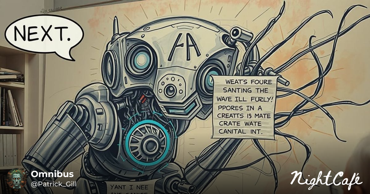 Frantic AI Artist Creates Masterpiece in Black and... - AI Art