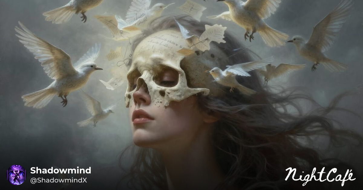 Manifesting thoughts... - Surreal Fantasy Portrait of Cognit...