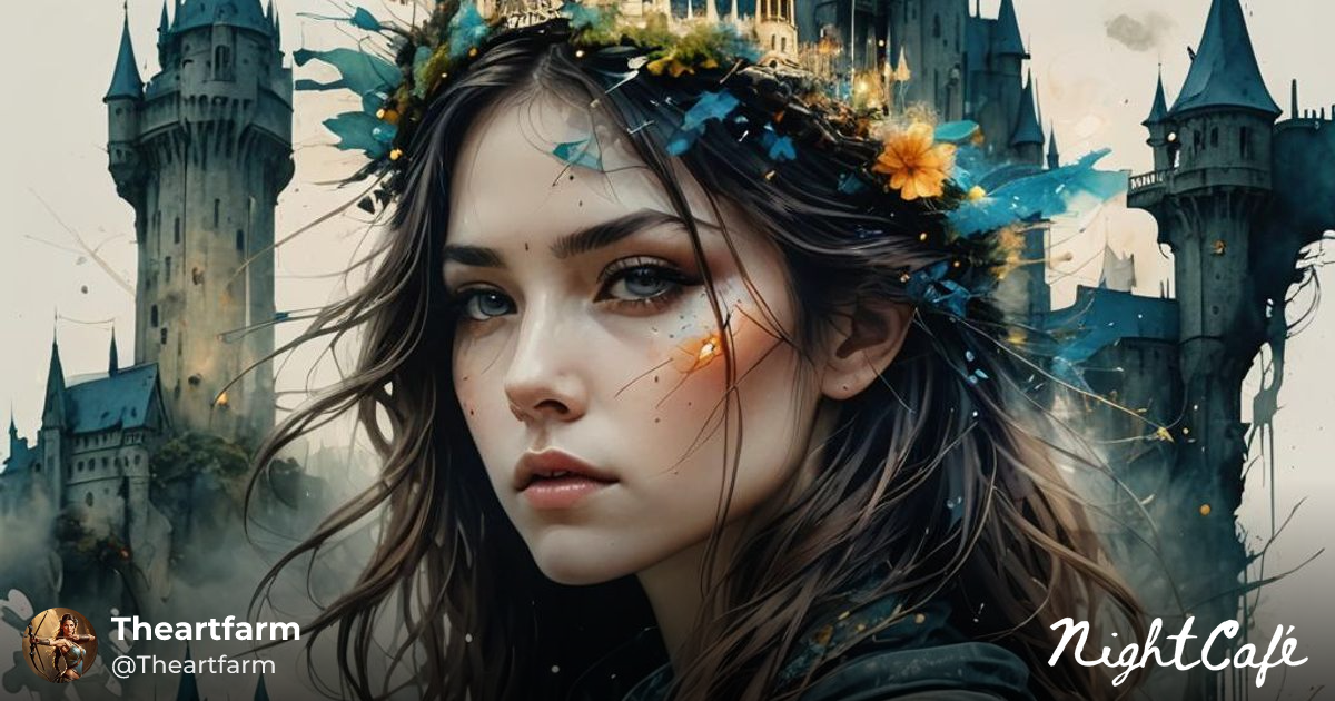 Dreams of Royalty - Merlin in Double Exposure Fantasycore St...