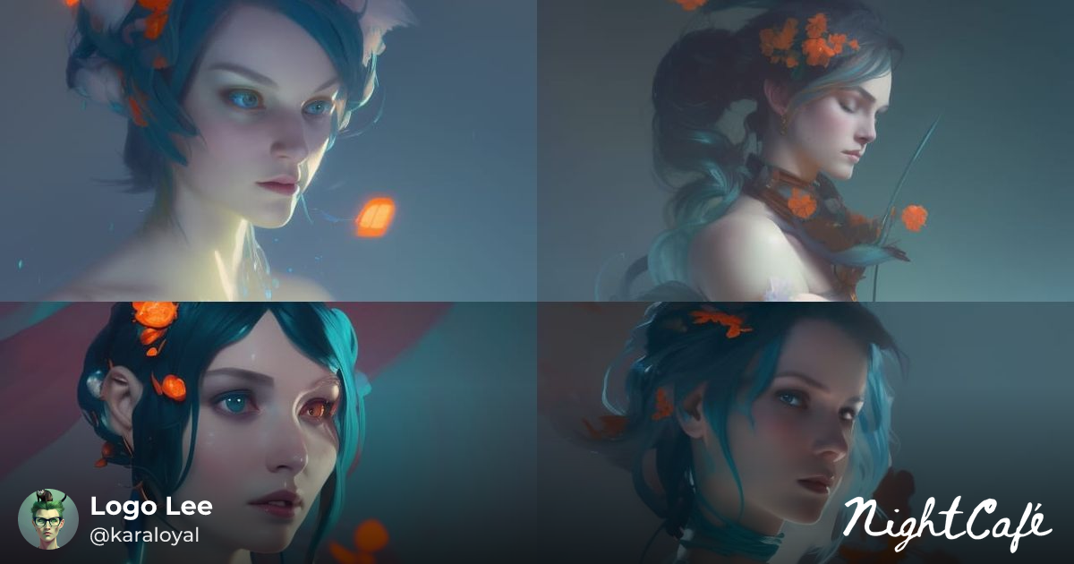 pixie - Hyperdetailed Pixie Concept Art in Triadic Colors